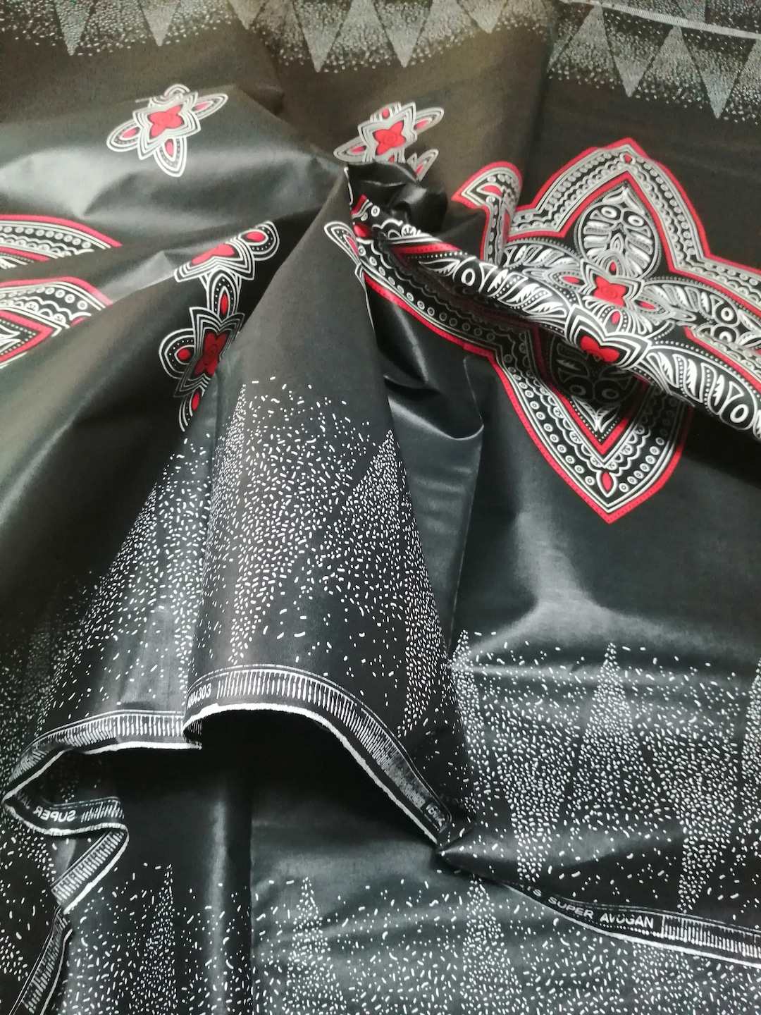 Sold by Yard African Fabrics Java Wax Print| Rich Colors Wax Print ...