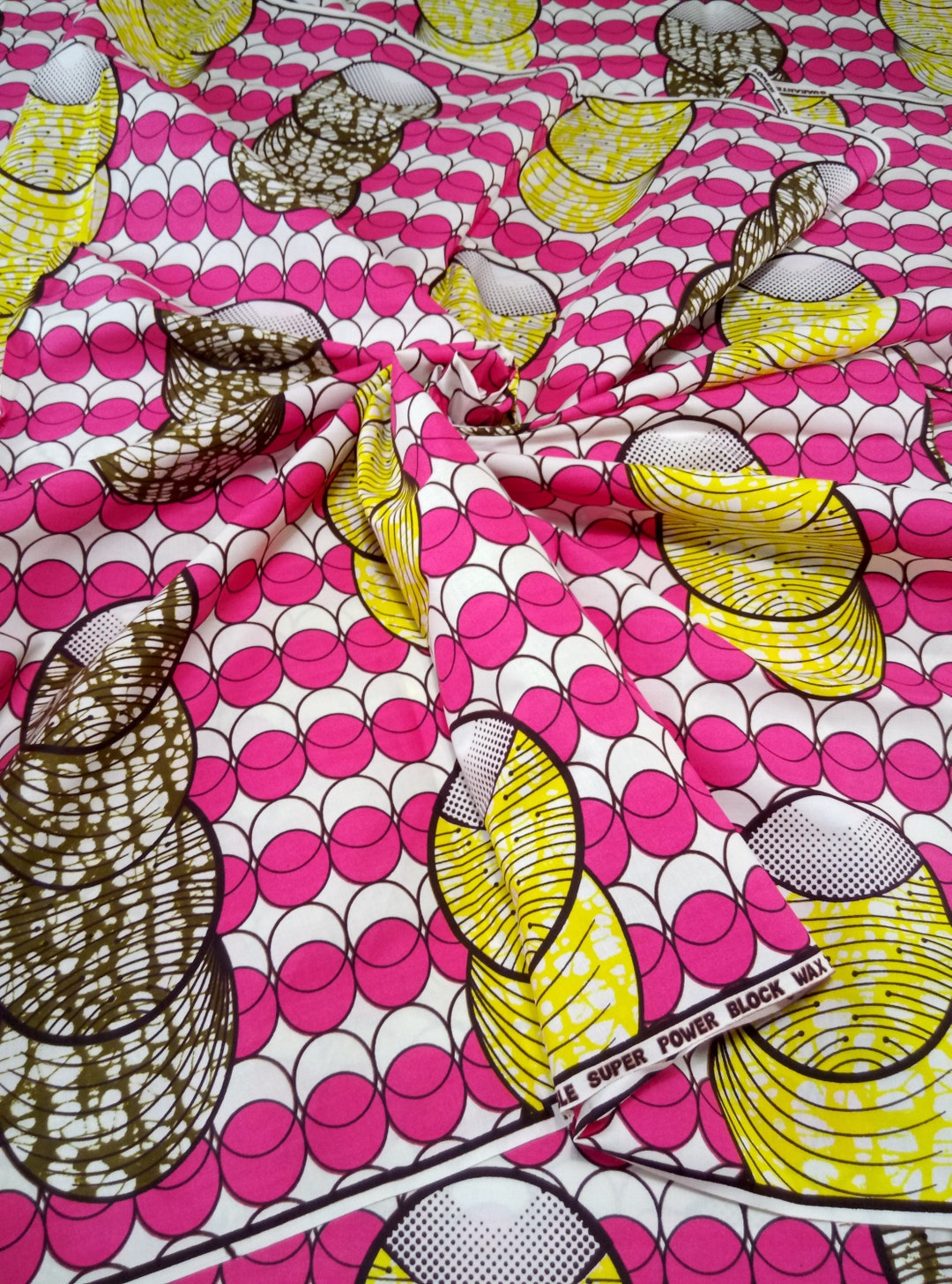 Sold by Yard African Ankara Fabric Wax Print Patchwork Quilts Crafting ...