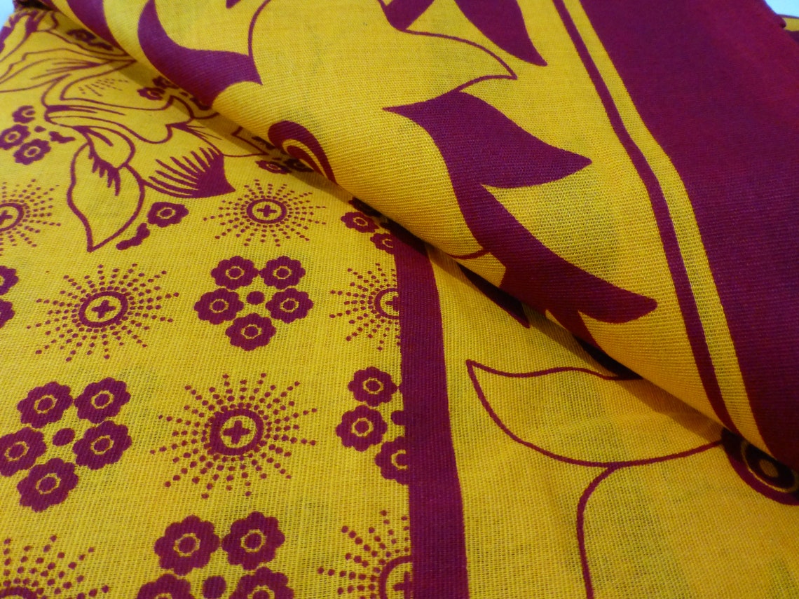 African Tanzania Nida Kanga Khanga Sarong /beach Wrap/fabrics - Etsy