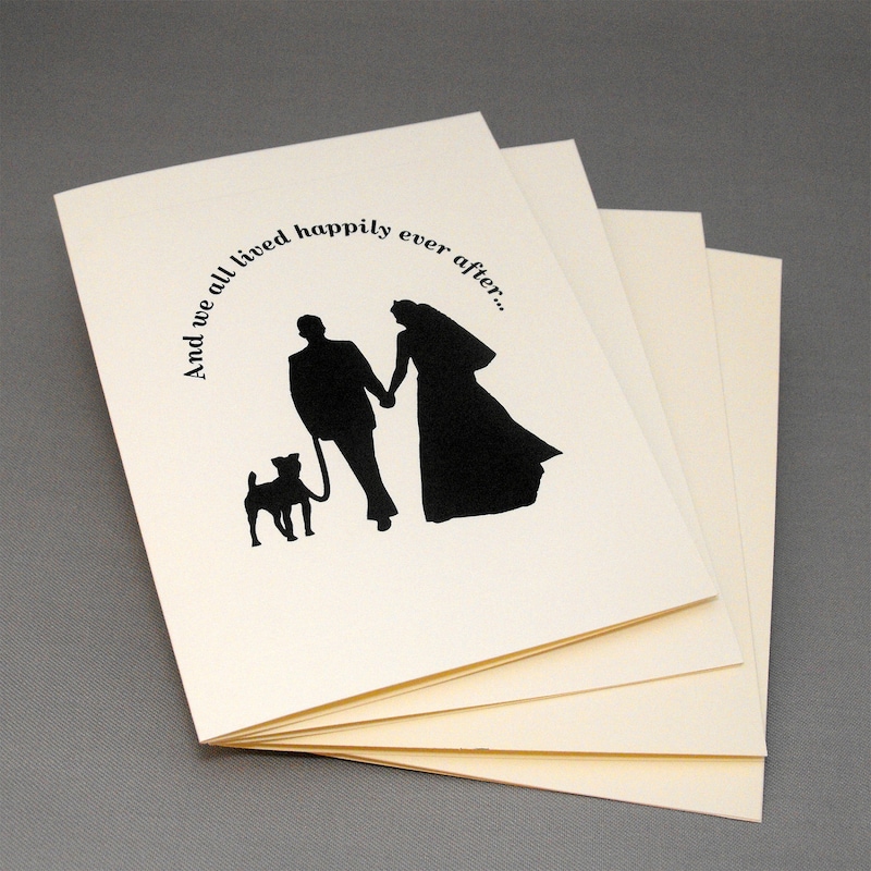 Dog Wedding Card - Etsy