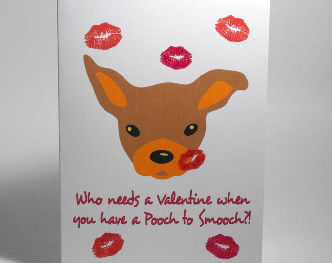Dog Valentine's Day Card, Funny Valentine Card From Dog, Galentines Day ...