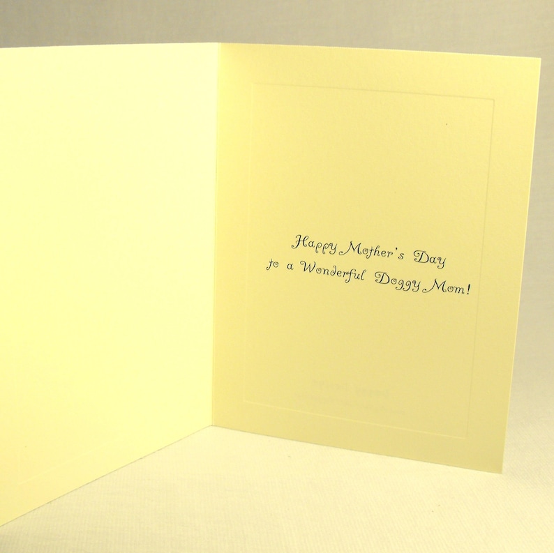 Mother's Day Card for Dog Mom, Dog Mothers Day Card - Etsy