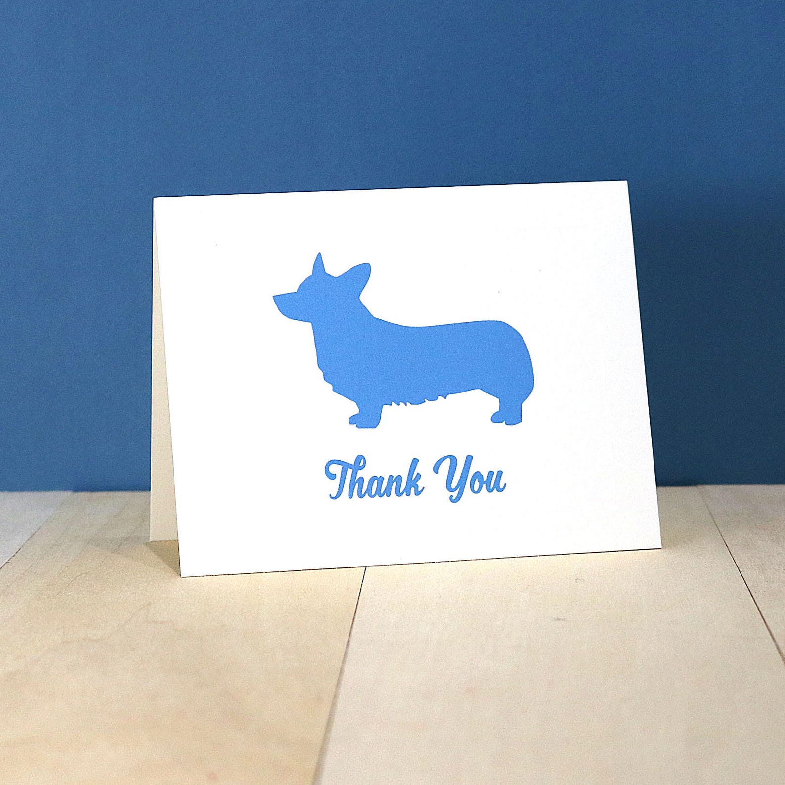 Corgi Thank You Card Set Corgi Note Card Pack Dog Thank You - Etsy