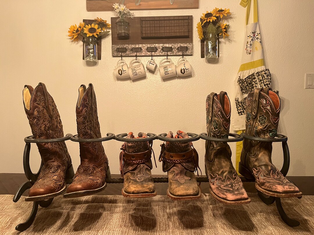 Horse Shoe Boot Rack - Etsy
