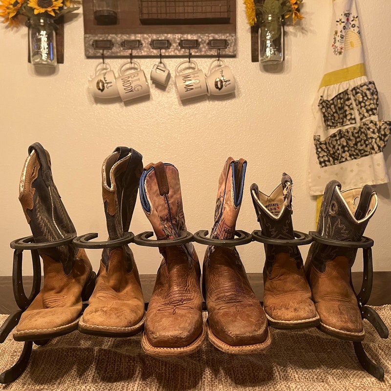 Horseshoe Boot Rack - Etsy