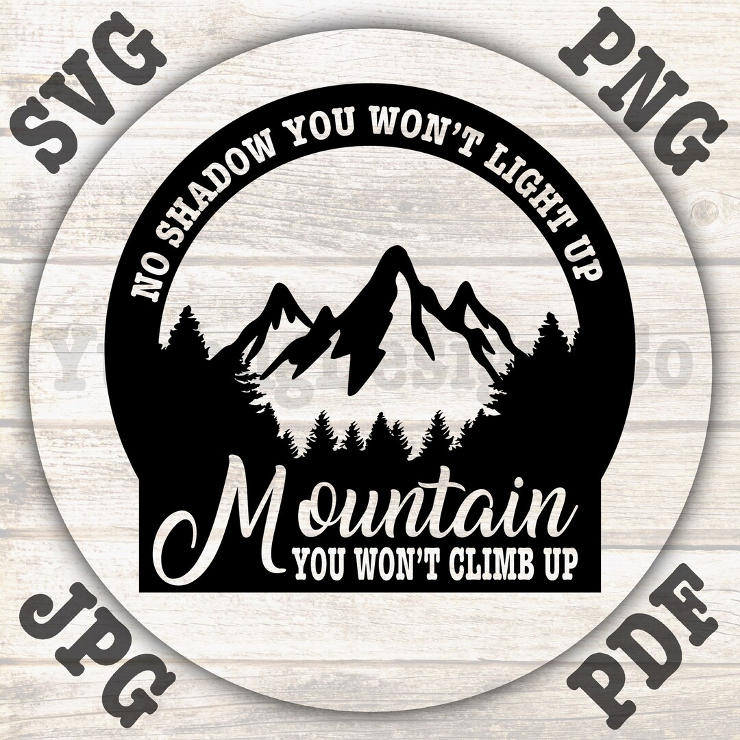 No Shadow You Won't Light up SVG, PNG, JPG, Pdfdigital Download File ...