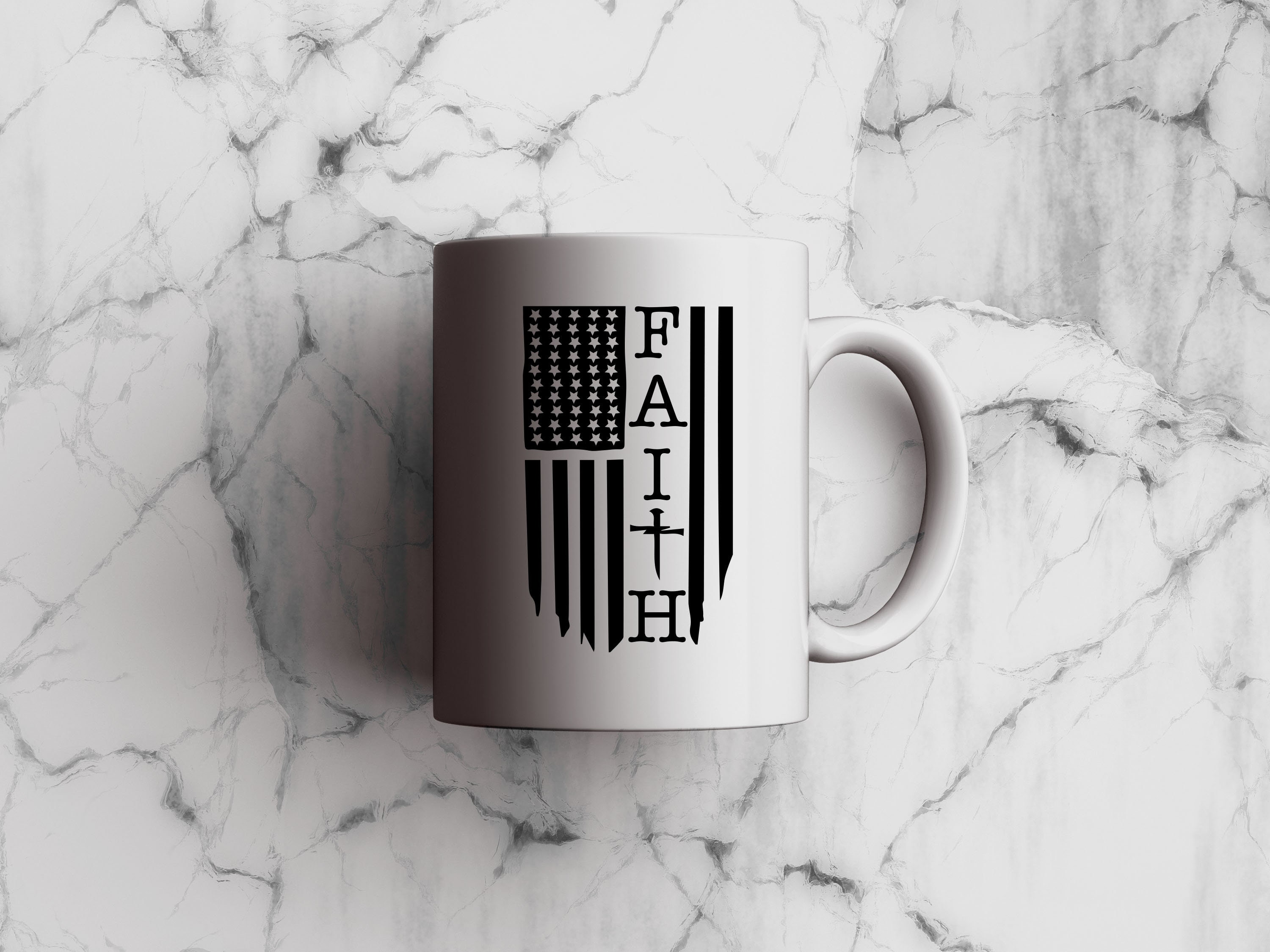 Faith Flag SVG, PNG, JPG, Pdfdigital Download for Use With Cricut and ...