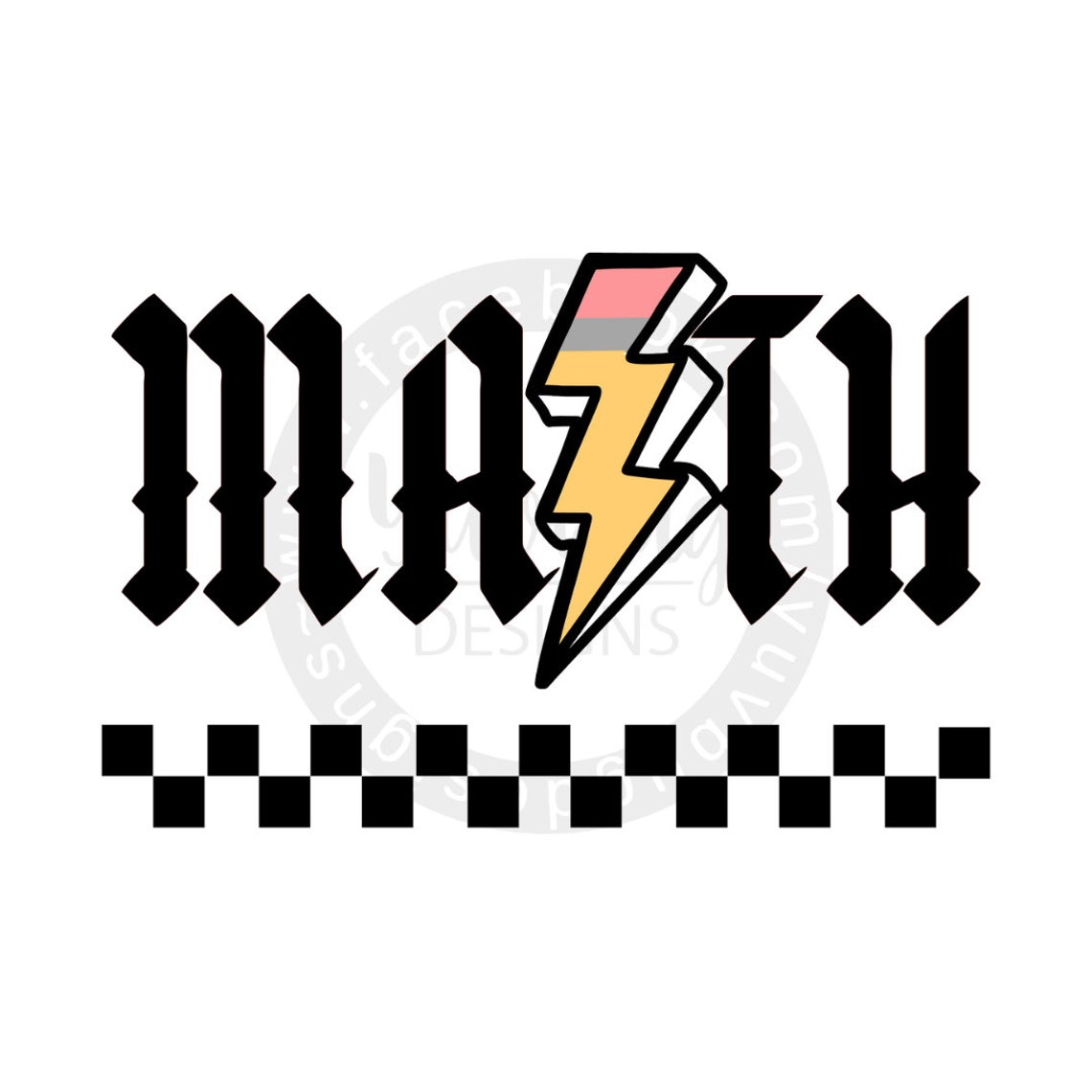 Retro Rock N Roll Math SVG File Great for Teachers Gifts SVG, PNG, Jpg ...