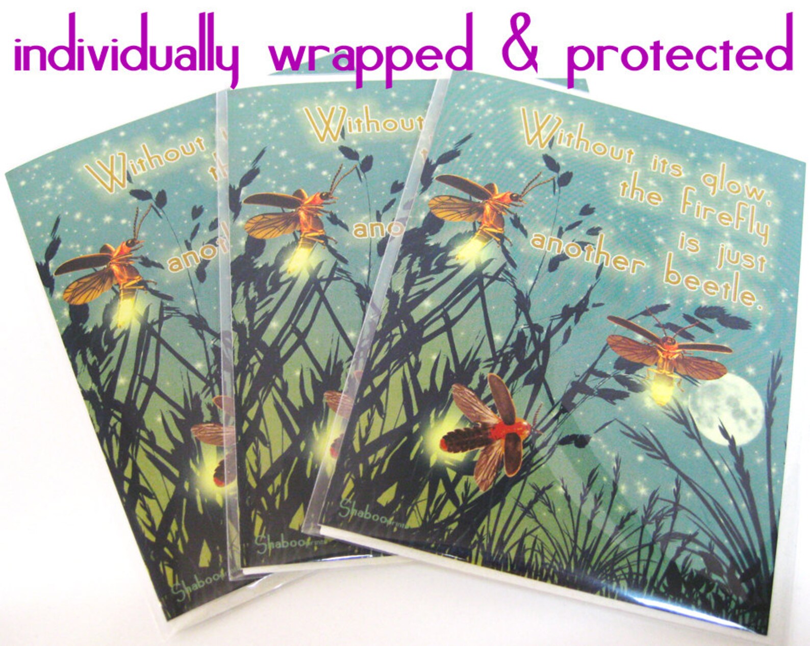 Firefly Inspirational Thinking of You Greeting Card - Etsy