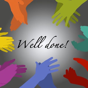 Congratulations Card Clapping Applause - Etsy