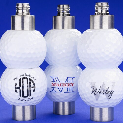 Golf Ball Flask Made From Real Golf Balls Golf Gifts for Men - Etsy