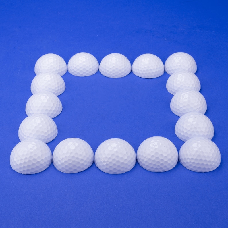 Half Golf Balls for Golf Crafts | Golf Ball Half for Golf Decor | Golf ...