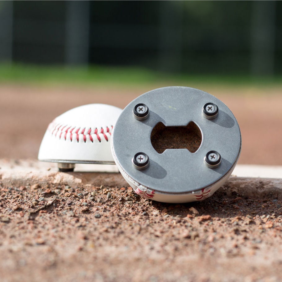 Cubs | Bottle Opener Made From a Real Baseball | Cubs Baseball ...