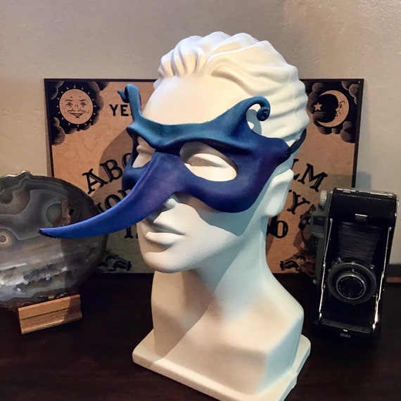 Hand Made Leather Imp Mask | Etsy