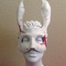 Splicer Bunny - Handmade Leather Mask - Etsy