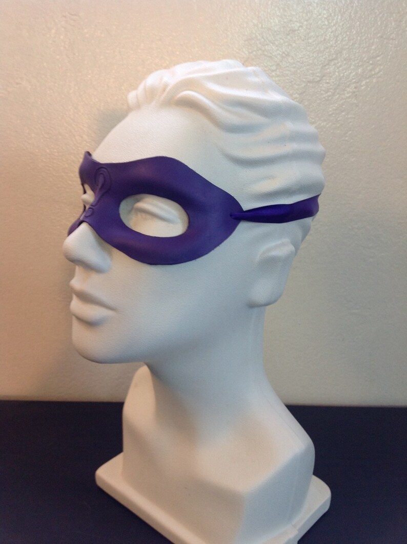 Riddler Handmade Leather Mask - Etsy