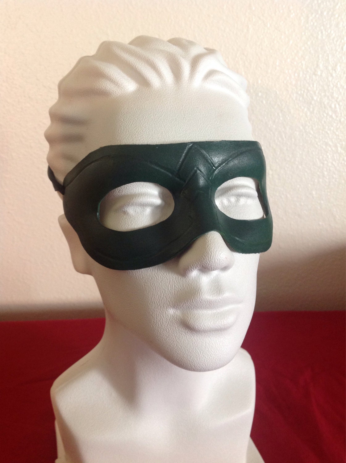 Green Arrow - Handmade Leather Mask - Etsy