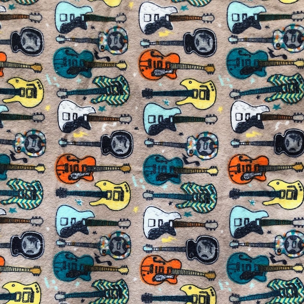 Guitar Quilting Fabric - Etsy