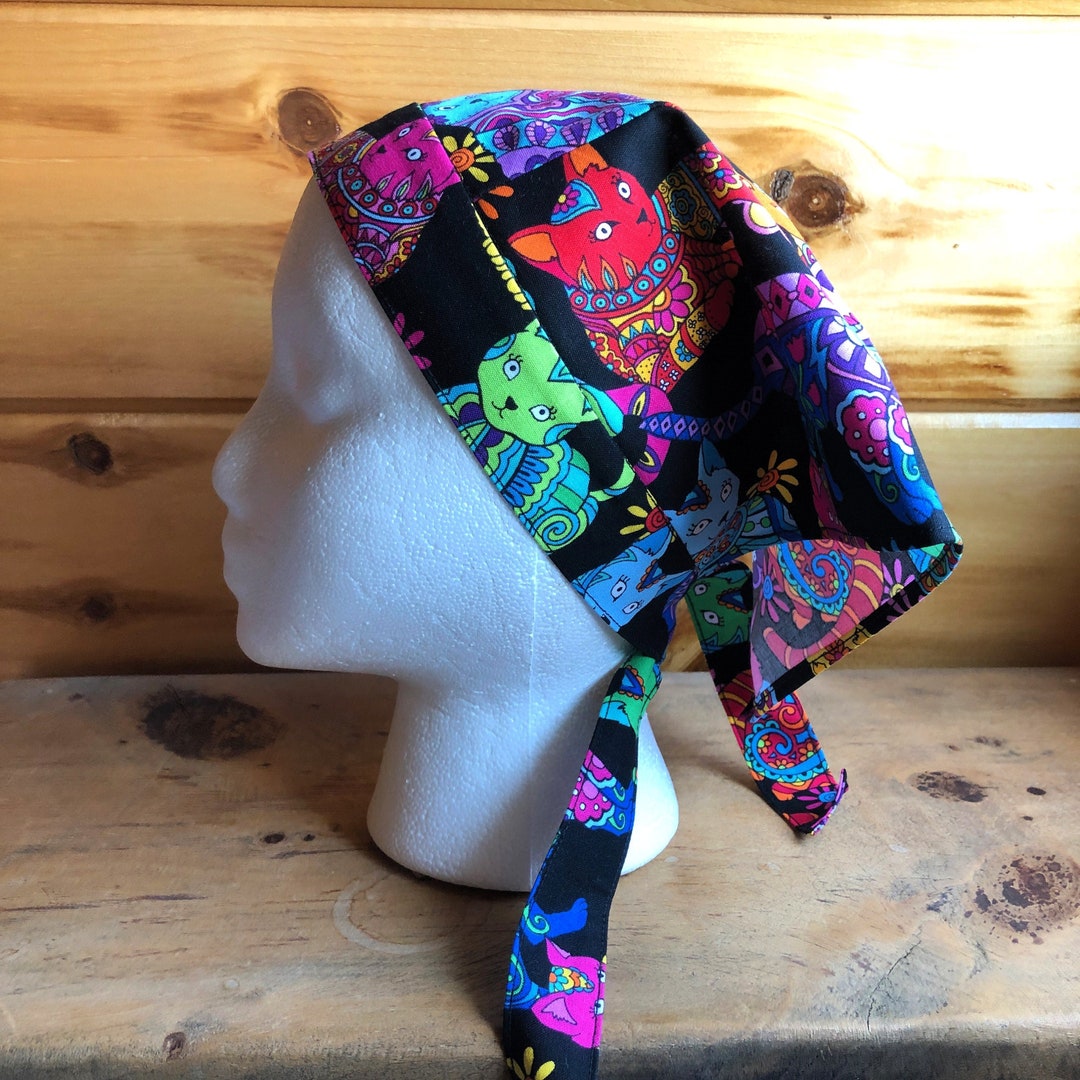 Triangle Headscarf, Adult Headband Kerchief, Hair Covering, Cotton ...