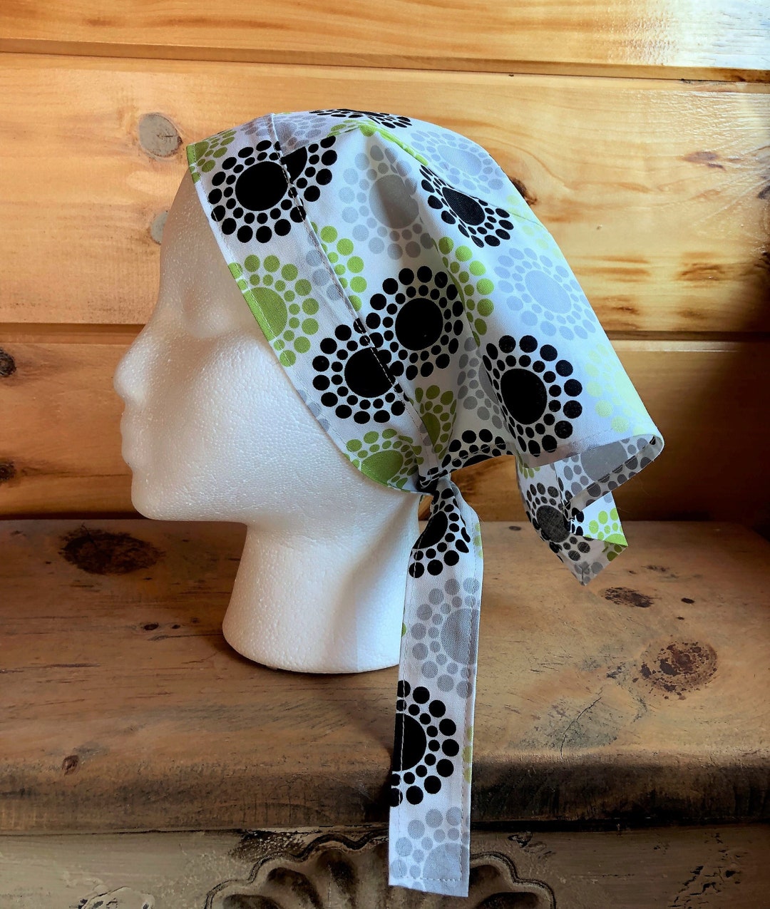 Triangle Headscarf, Adult Headband Kerchief, Hair Covering, Cotton ...