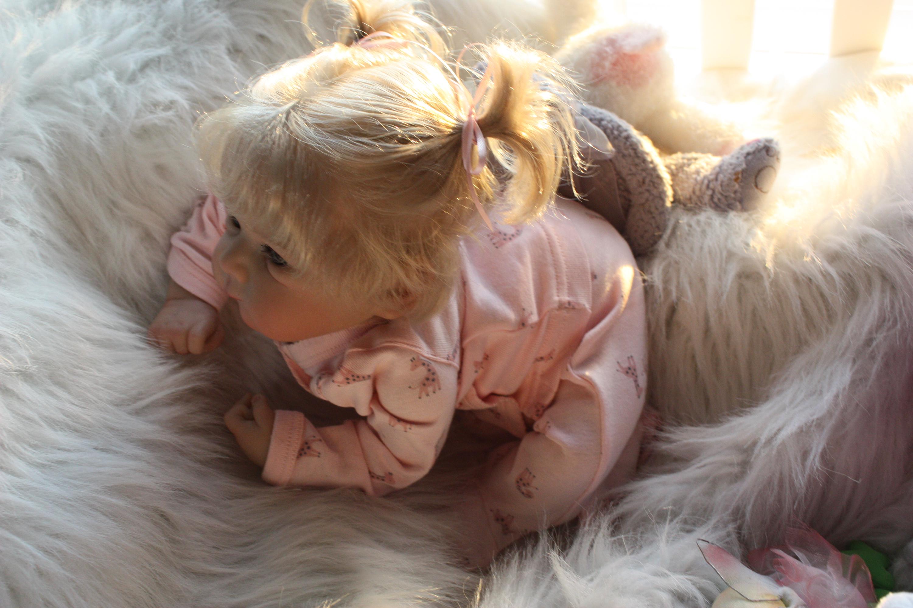 Sale - Reborn Baby Doll Realistic Awake Baby Girl One of a Kind ...