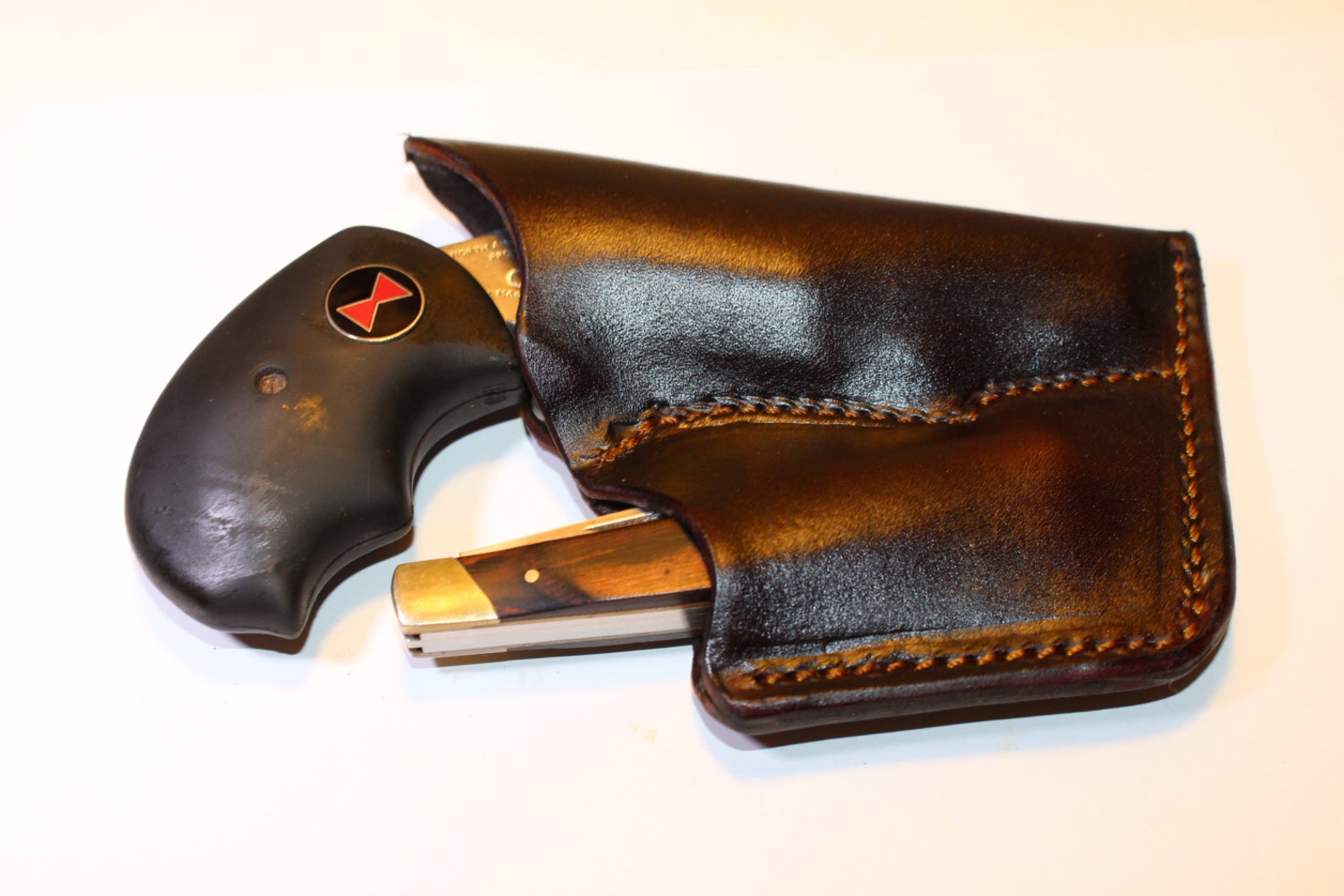 NAA Black Widow Fixed Sights Gun and Knife Holster ...