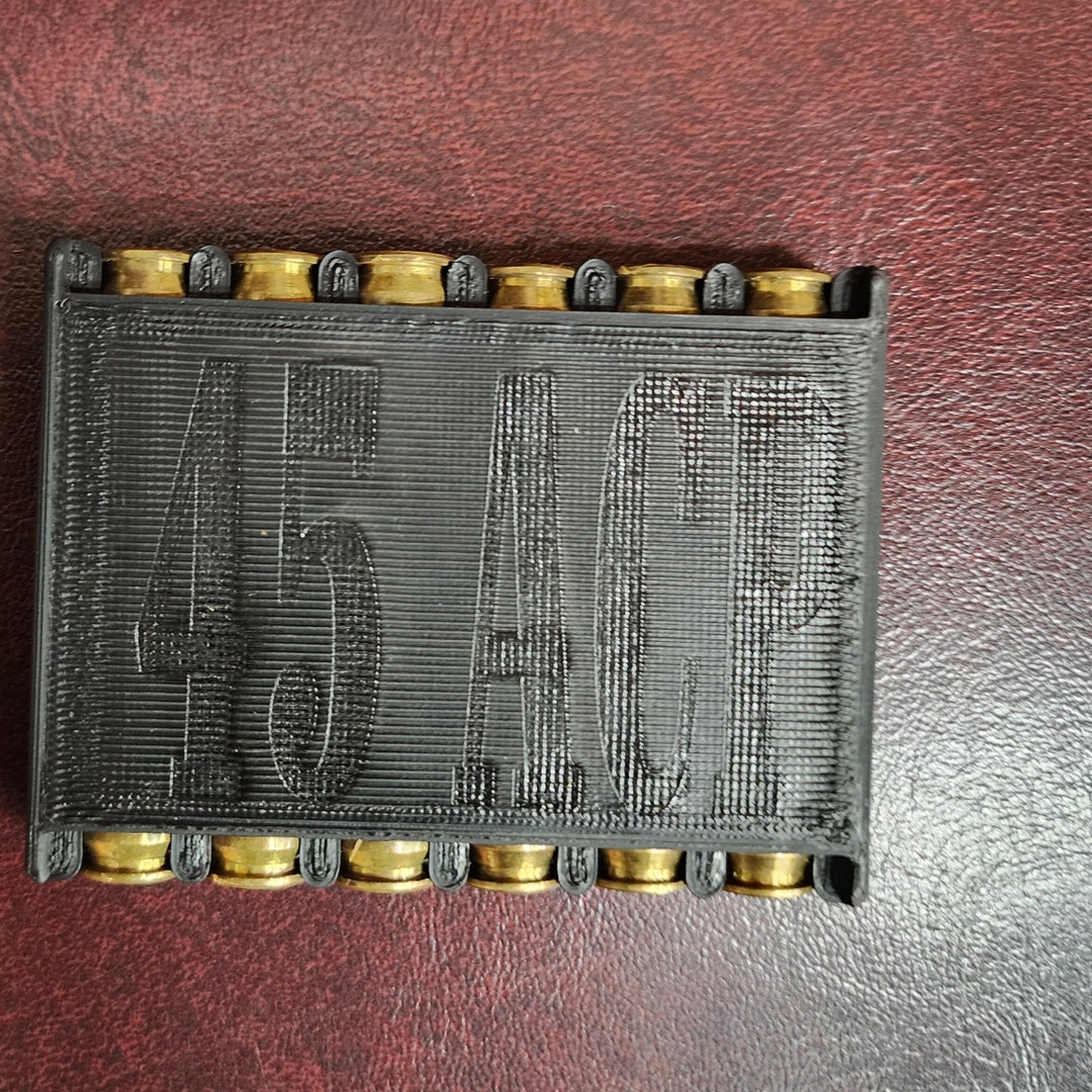 Shell Holder for 45 ACP EDC, Compact Easy Way to Carry 12 Extra 45ACP ...
