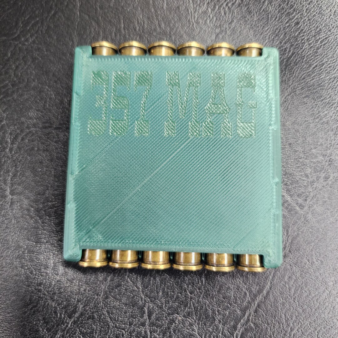 Shell Holder for 357 Mag Pocket Carry EDC. OD Green. Holds Twelve ...