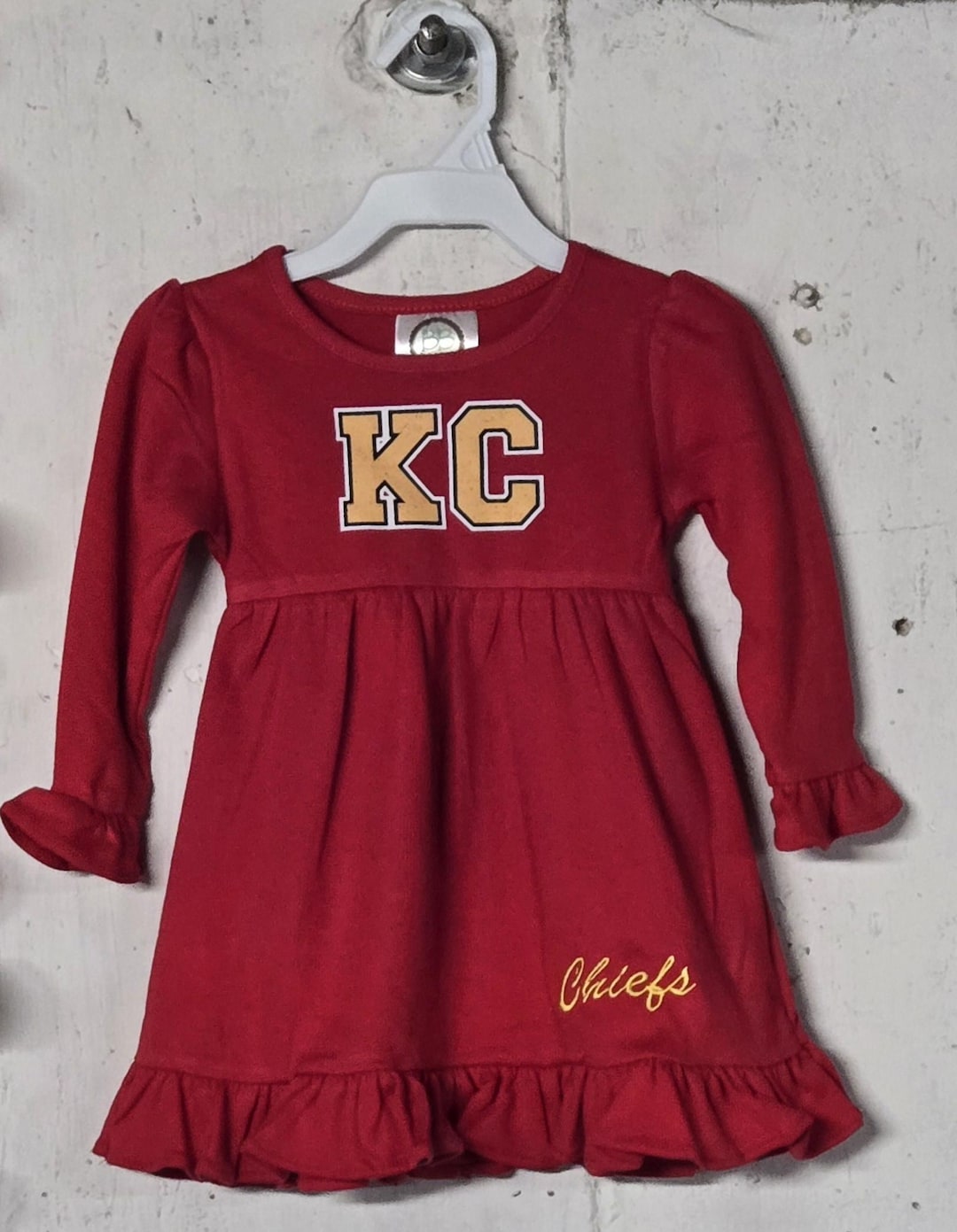 Inspired by Kansas City Chiefs Football Long Sleeve Dress Great for KC ...