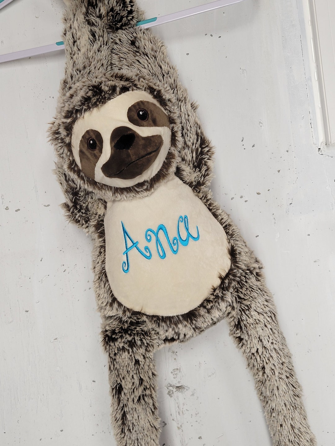Personalized Stuffed Animal, Long Leg Monkey, Long Leg Sloth, Stuffed ...