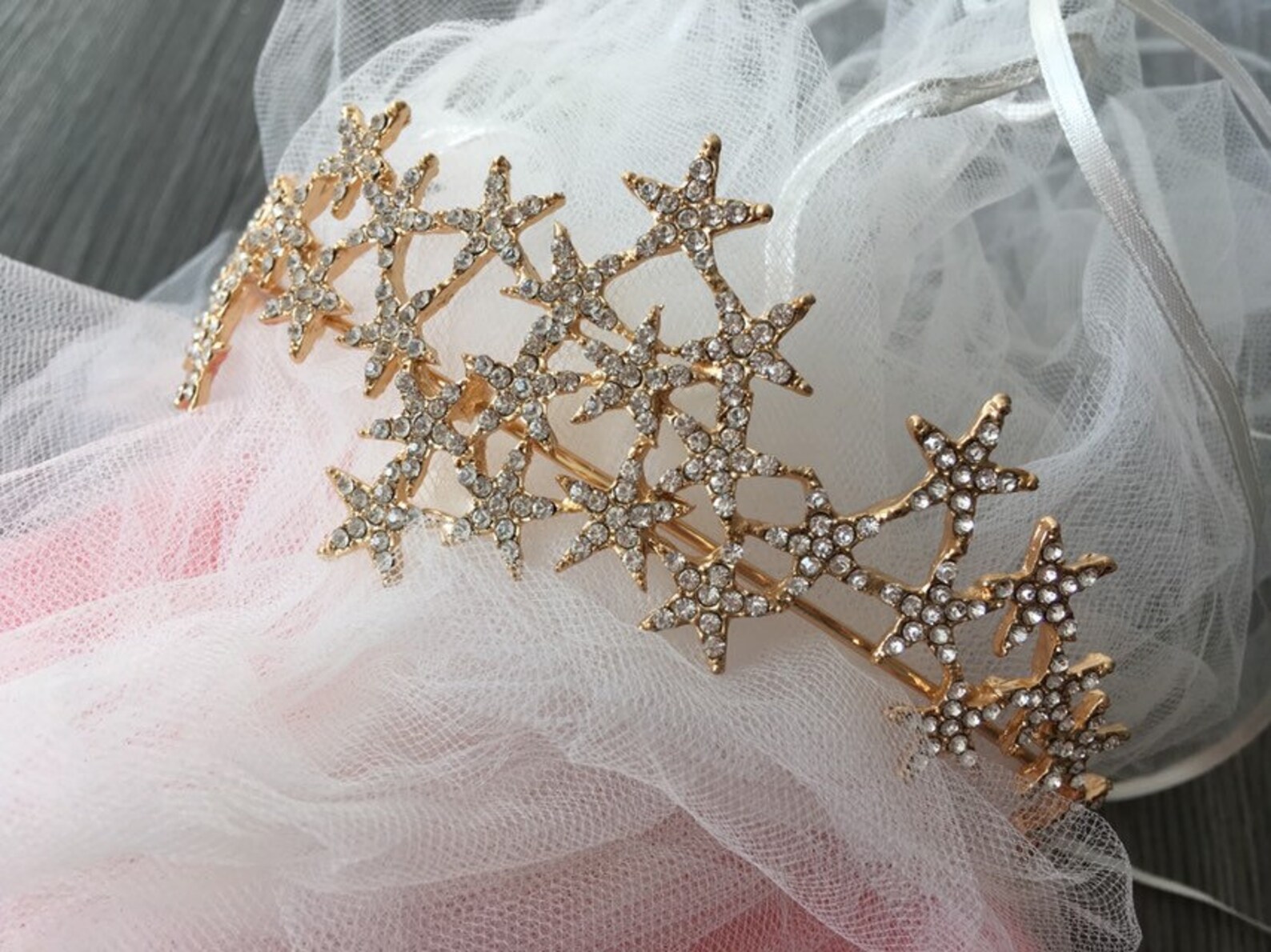 Gold Stars Crown Wedding Bridal Crown Stars Headband | Etsy