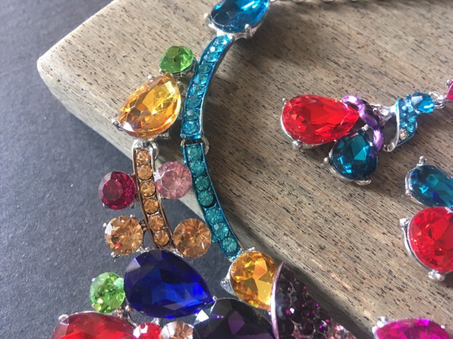 Colorful Jewelry Floral Necklace Wedding Necklace | Etsy