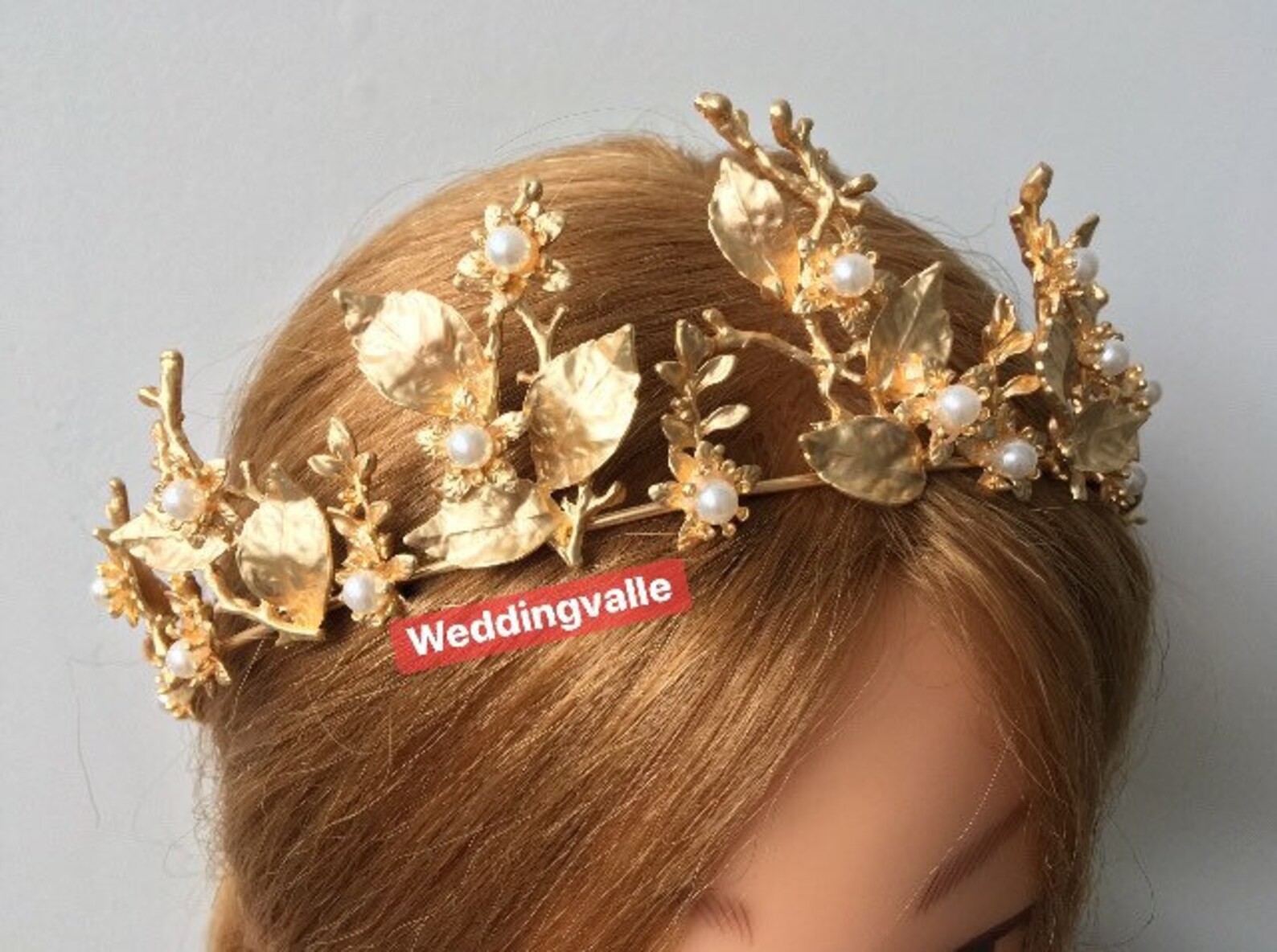 Romantic Crown Wedding Headpiece Bridal Crown Pearl Crown - Etsy