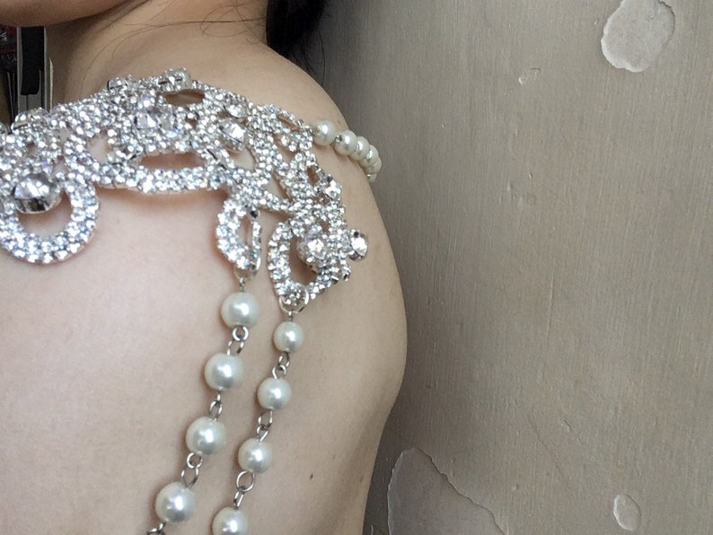 Pearls Lariat Back Drop Necklace Bridal Necklace Drape - Etsy