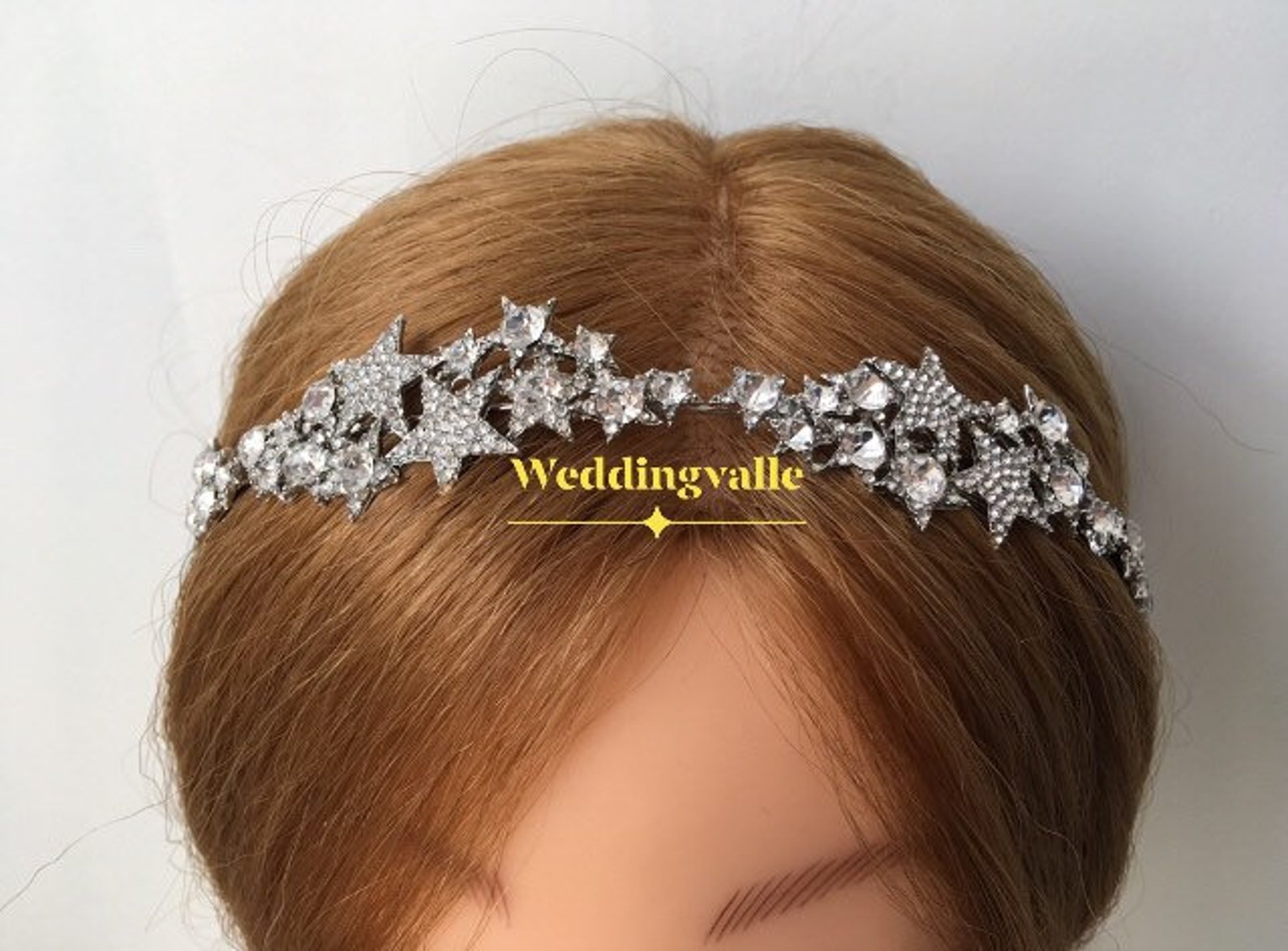 Sparkle stars headpiece wedding bridal headband weddjng | Etsy