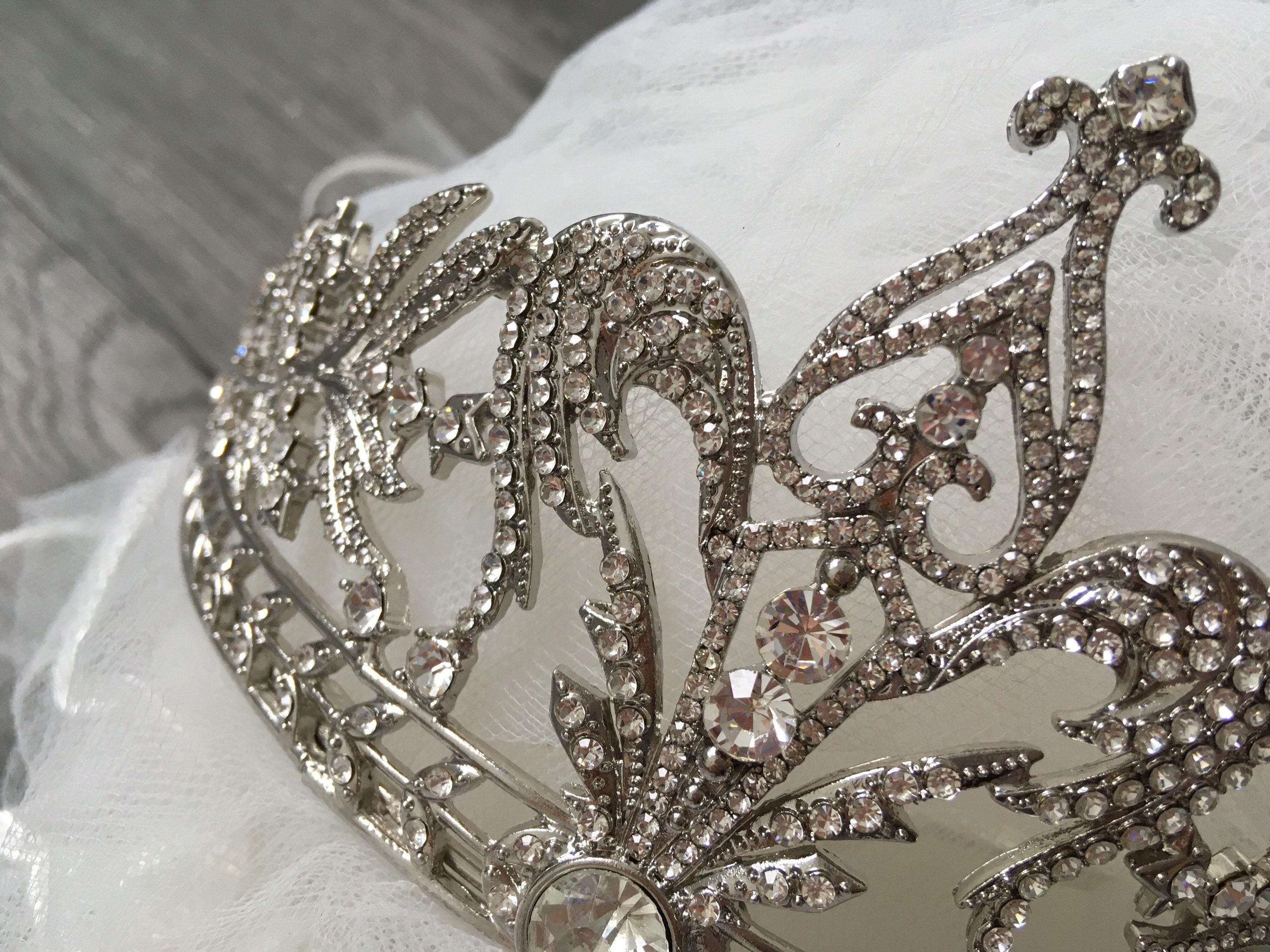 Victorian Crown Crystal Bridal Full Crown Wedding Crown - Etsy
