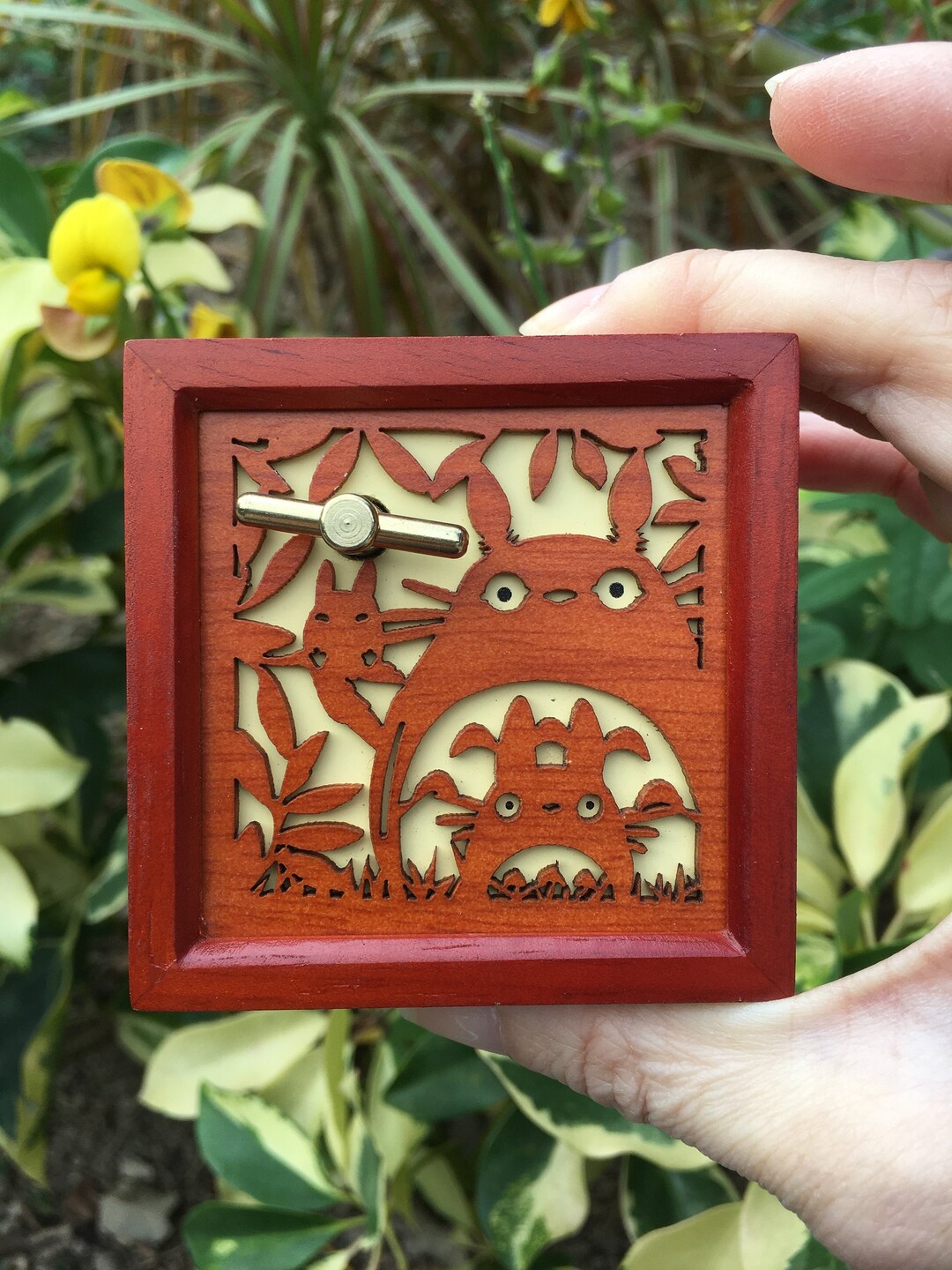 RARE My Neighbor Totoro Original Ghibli Studio Totoro Wood Music Box ...