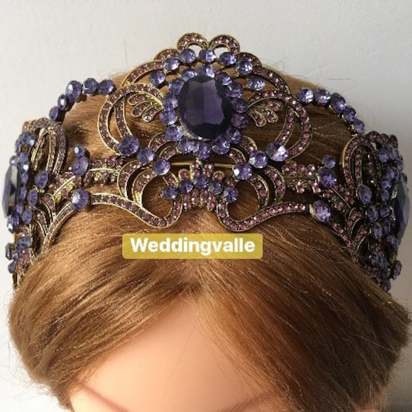 Amethyst Crown - Etsy