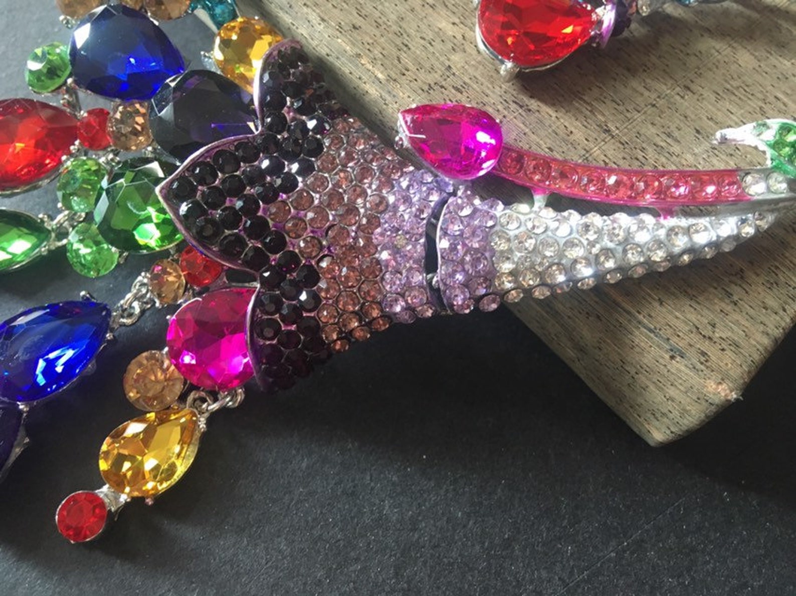 Colorful Jewelry Floral Necklace Wedding Necklace | Etsy