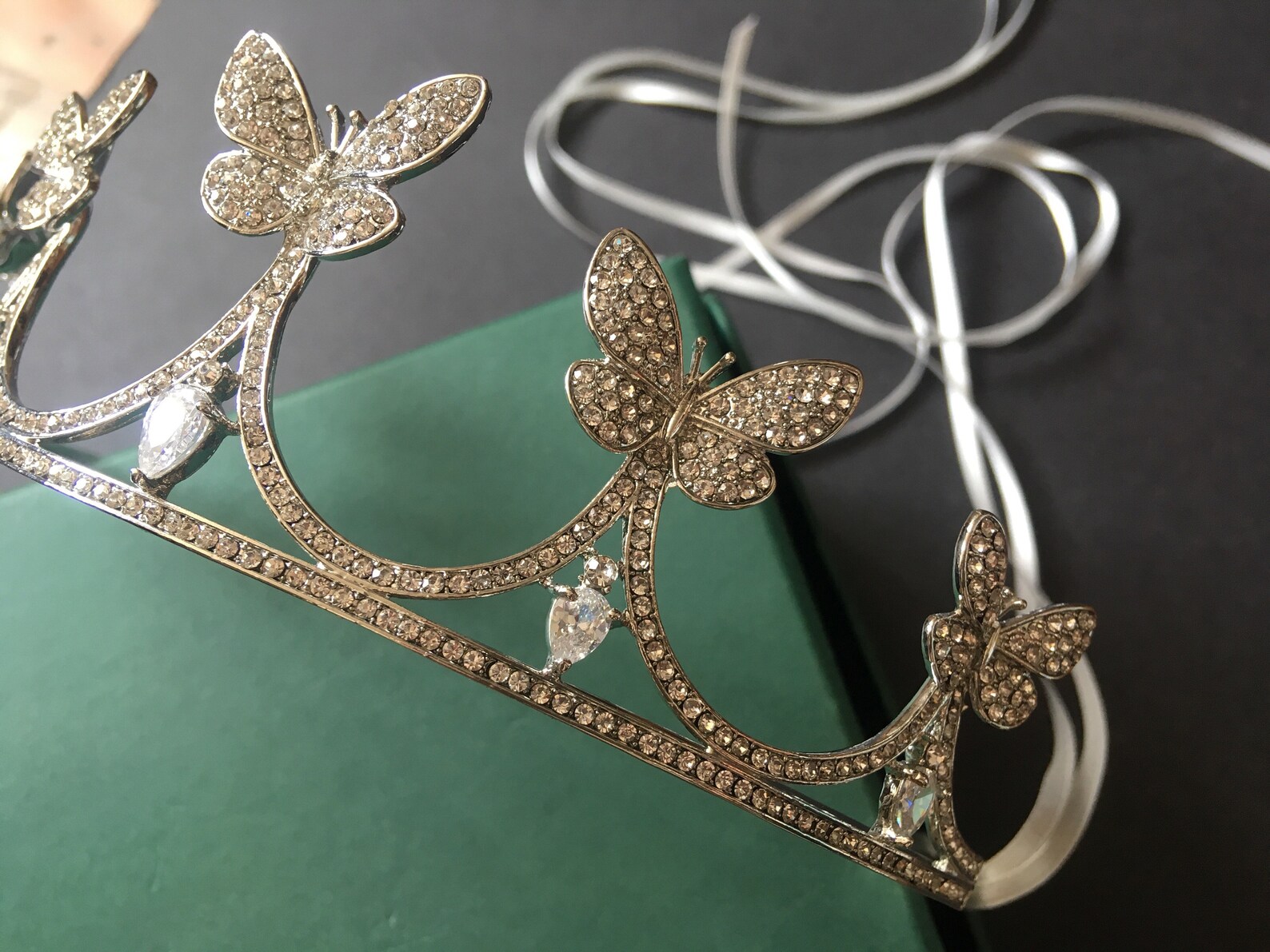 Butterfly Crown Bridal Crown Rhinestone Crown Crystal | Etsy