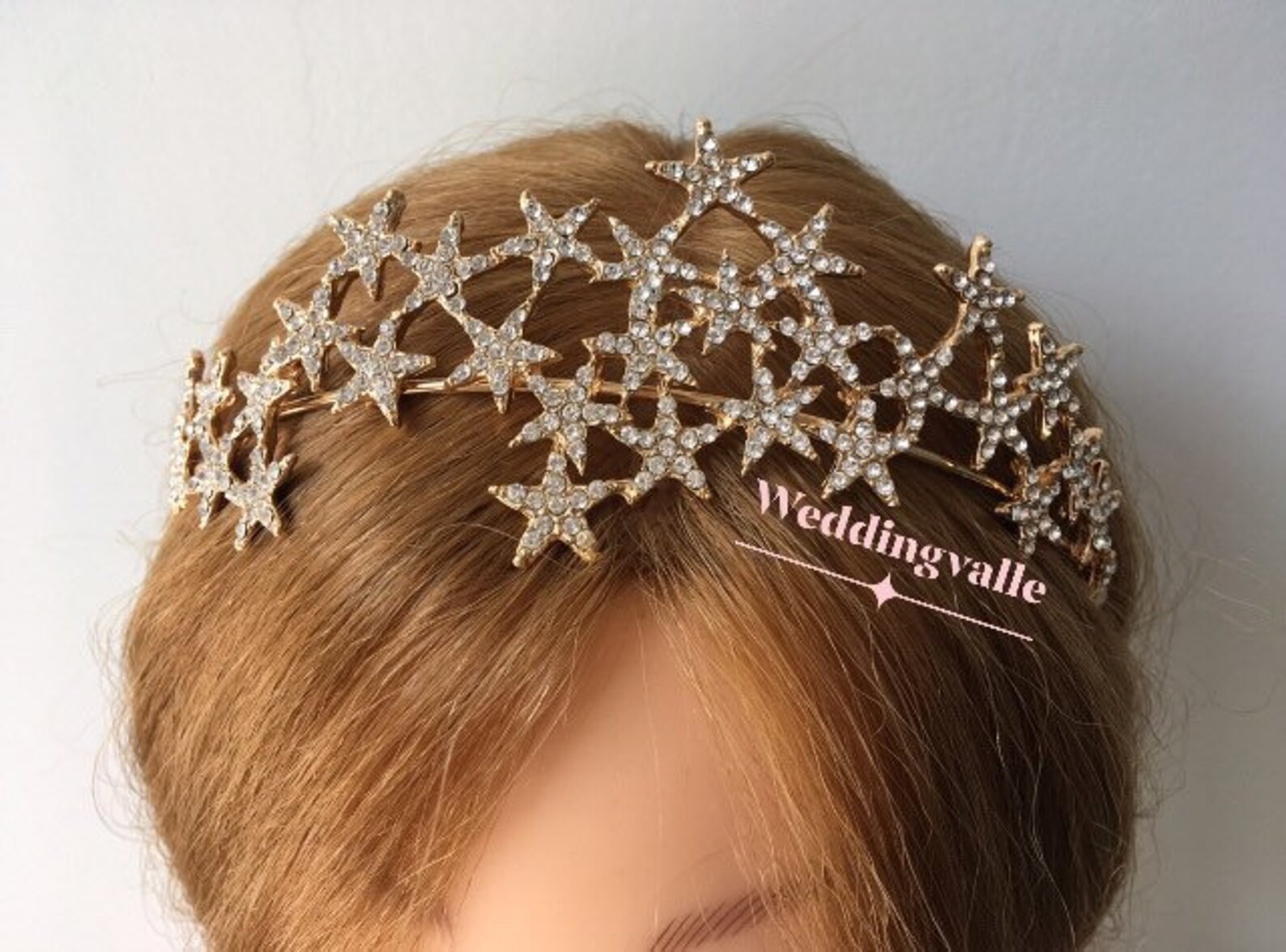 Gold Stars Crown Wedding Bridal Crown Stars Headband | Etsy