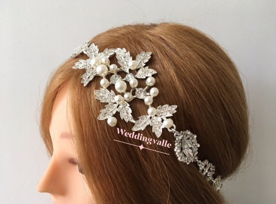 SALE - Romantic Tiara, Wedding Bridal Tiara, Flower Headband ...