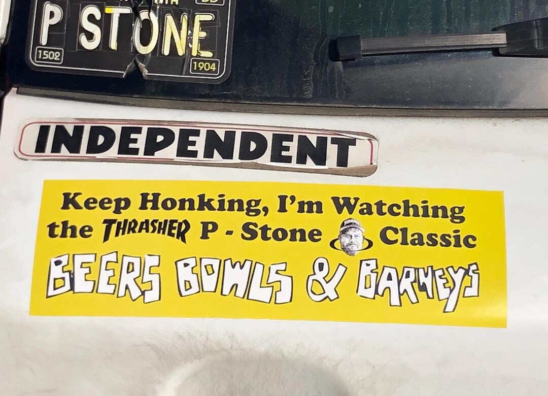 Beers, Bowls and Barneys - Bumper Sticker - Etsy