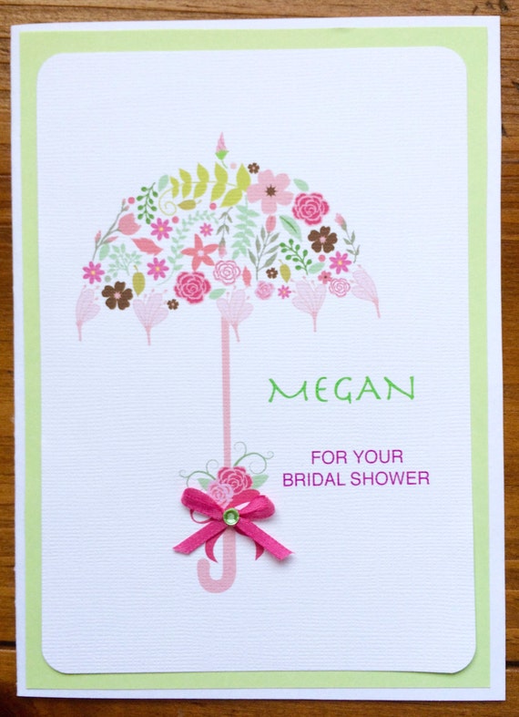 Bridal Shower Card-personalized-inside May Be Personalized to - Etsy