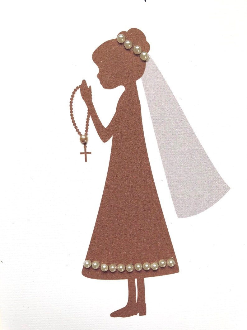 First Communion Silhouette - Etsy