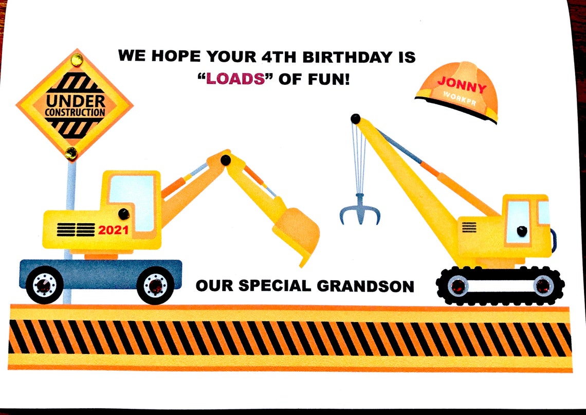 Construction Birthday - Etsy