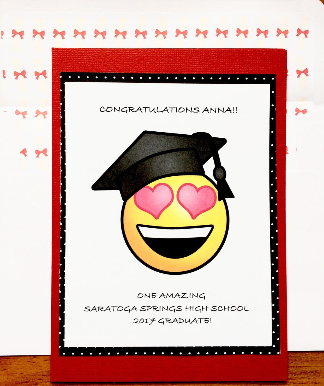 Emoji-graduation Card-2024-personalozed-grade School-8th Grade-middle ...