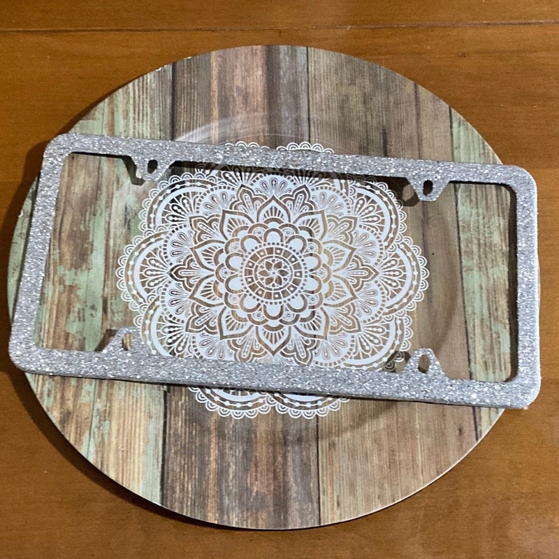 Glitter Teal License Plates - Etsy