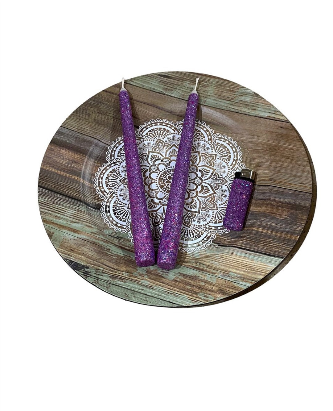 Unicorn Glitter Taper Candles With Lighter, Candle Lighting Ceremony ...