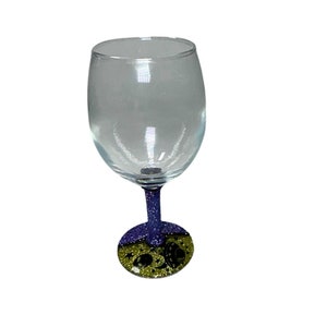 Alien Wine Glass, Galaxy Glitter Glass, Bedazzled Wine Gift, Novelty ...